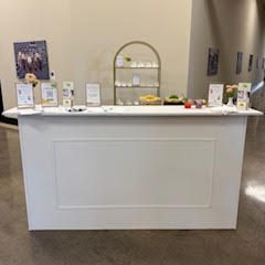 White Panel Bar 6' - Heritage Event Rentals